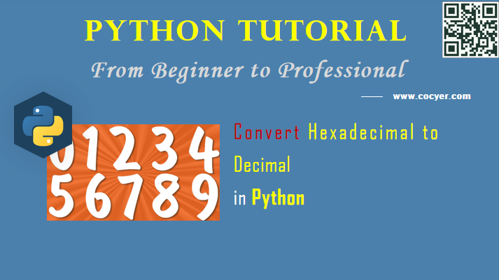 Python Convert Hexadecimal To Decimal Cocyer